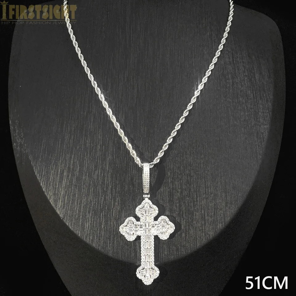 Clear Cuban Link Necklace – Subtle, Icy, and Unique | eBay