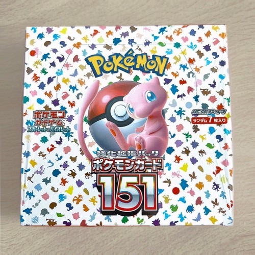 Pokemon 151 Japanese Booster Box - Brand New & Factory Sealed | eBay