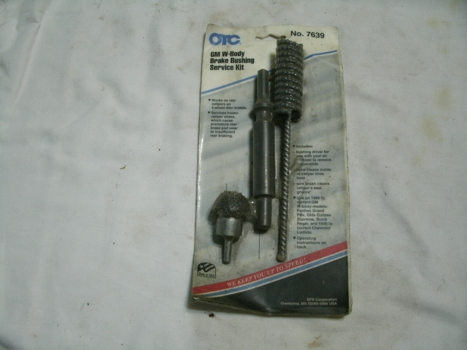otc gm w-body brake bushing service kit 7639 | eBay