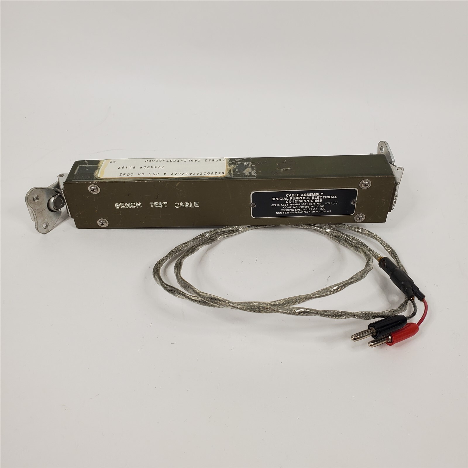 RARE Special Purpose Electrical Cable Assembly CX-12158 for AN/PRC-66B Radio | eBay