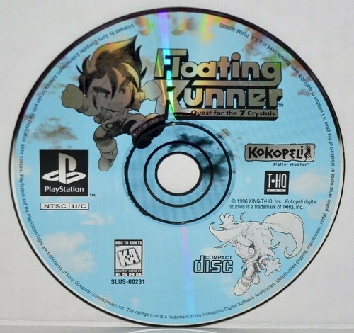 Floating Runner: Quest for the 7 Crystals (Sony PlayStation 1 1996 PS1 ...