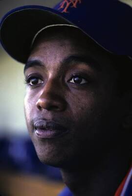 Hubie Brooks Of The New York Mets 1980s Old Baseball Photo | eBay