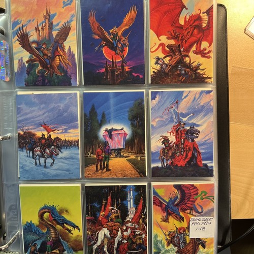 Darrell K Sweet 1994 FPG Trading Card Set 1-90, NM-MT, In Pages ...