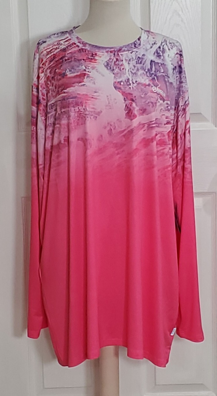 Magellan Shirt Womens 3X Fish Gear Mossy Oak Boyfriend Fit Pink ...