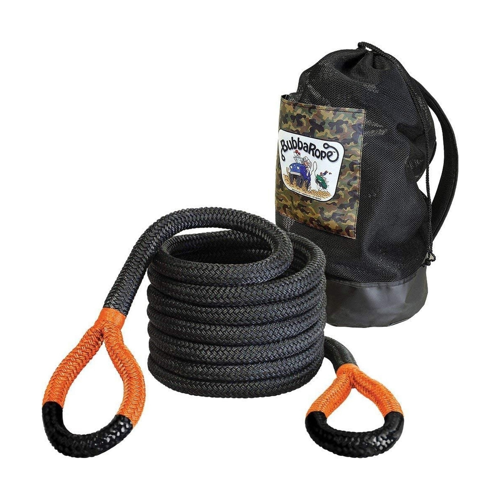 Bubba Rope 176720ORG 1-1/4" x 30' Big Bubba Breaking Strength Rope with ...