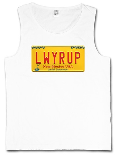 LWYRUP SAUL GOODMAN LICENSE PLATE TANK TOP VEST - Breaking Girl Call ...