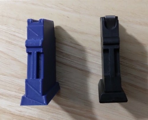 CZ 452 455 457 22LR 17hm2 Single Shot Magazine Adapter black - PETG ...