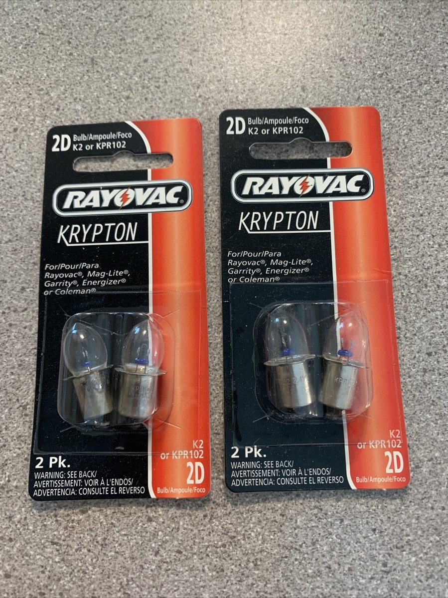 Garrity K2 Krypton Flashlight Bulbs For 2d Flashlight 3D Krypton