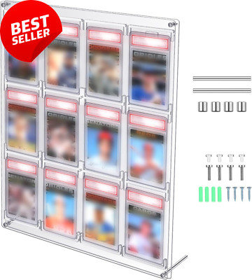 Acrylic PSA Slab Card Display Case,12 Graded Card Holder,UVProtection ...