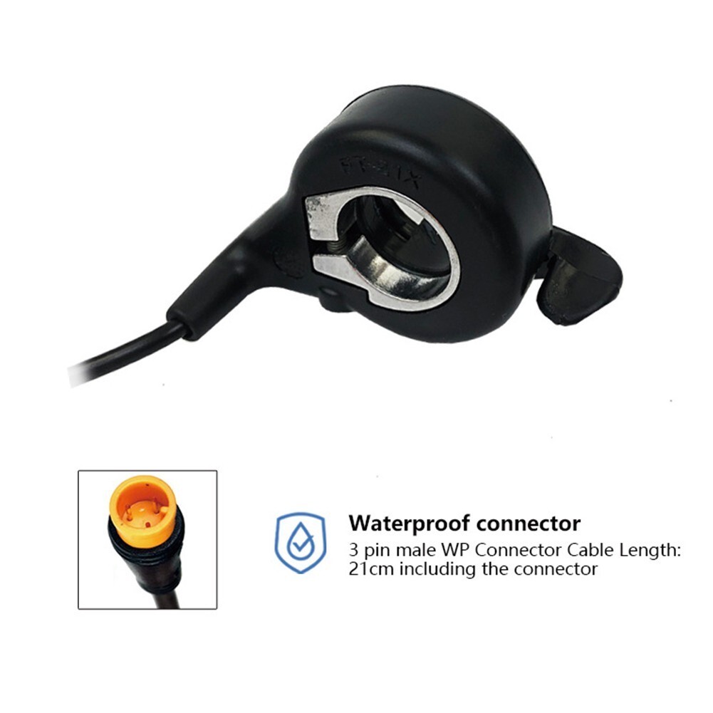 Control Your Electric Bicycle with FT 21X Thumb Throttle Voltage Range ...