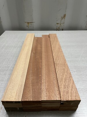 Sapele/Mahogany - Natural Wood- Offcuts - Hardwood 20 Pieces 48mm X ...