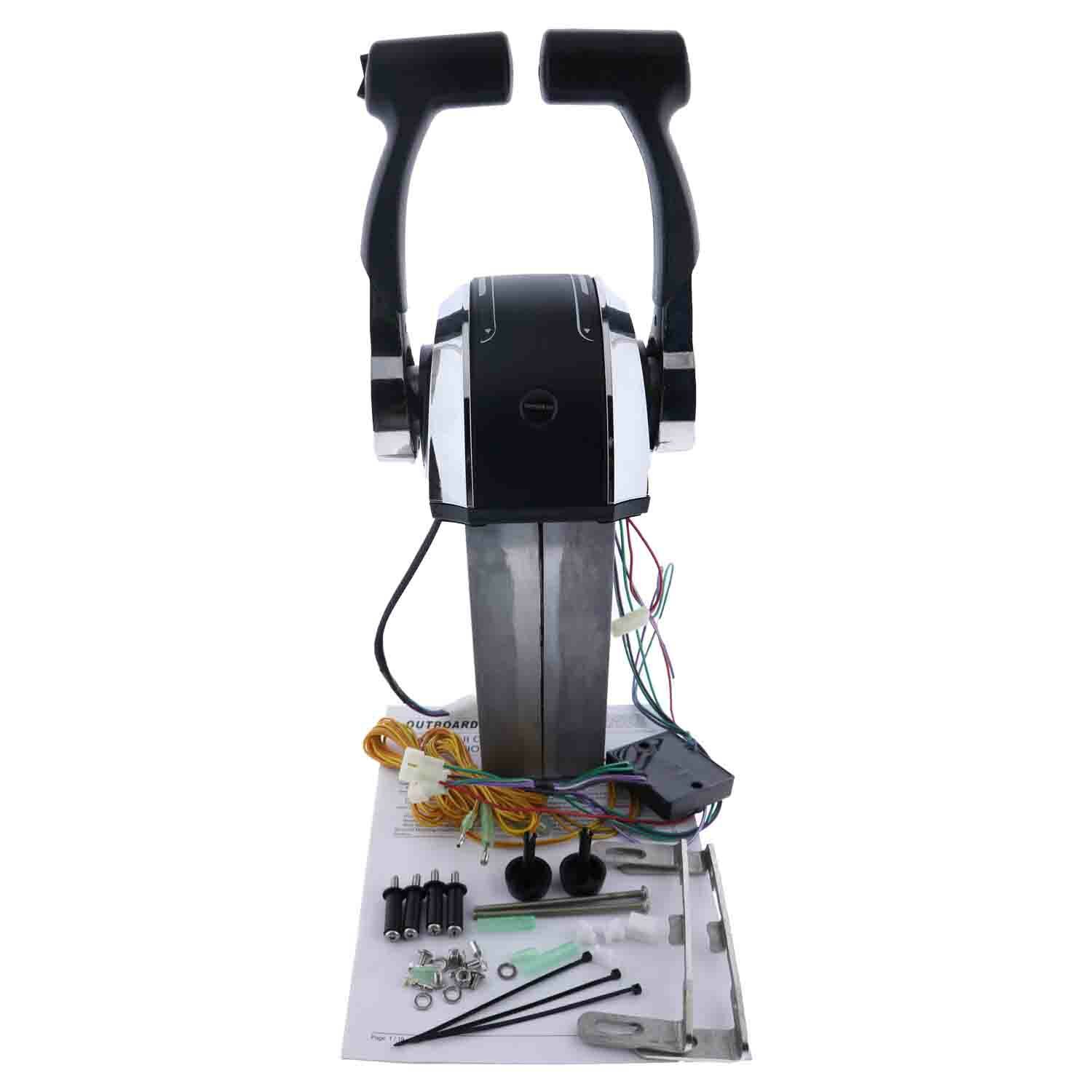 Outboard Twin Dual Remote Control for Mercury Engine Console Mount ...