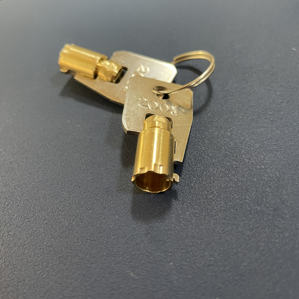 (2) Sentry CFW Tubular / Ace Safe Keys Cut Key Code 2001 - 2100 SHPD W ...