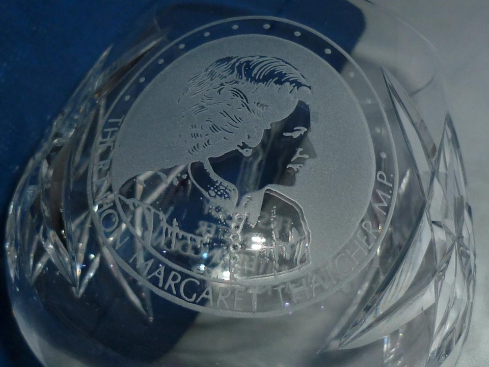 TUDOR CRYSTAL LTD EDITION MARGARET THATCHER ELECTION 1979 BRANDY ...