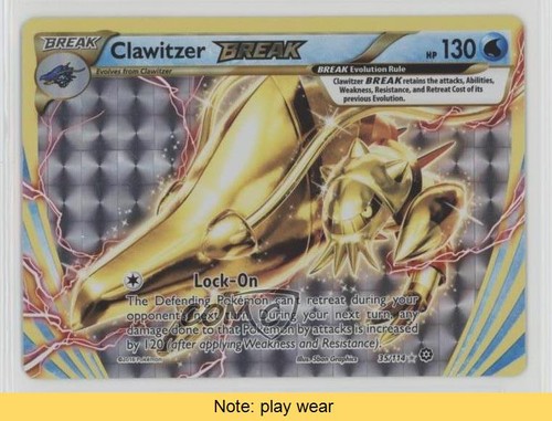Clawitzer BREAK Pokémon XY Steam Siege #35 READ 2f4 | eBay
