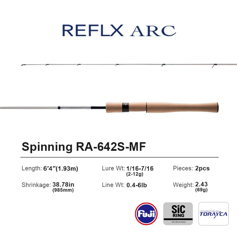 PURELURE REFLEX ARC BFS Rod Flick Casting Stream Small Bait Finesse ...