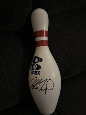 Kyle Troup Brunswick PBA Signed Unused Bowling Pin Autographed Unique ...