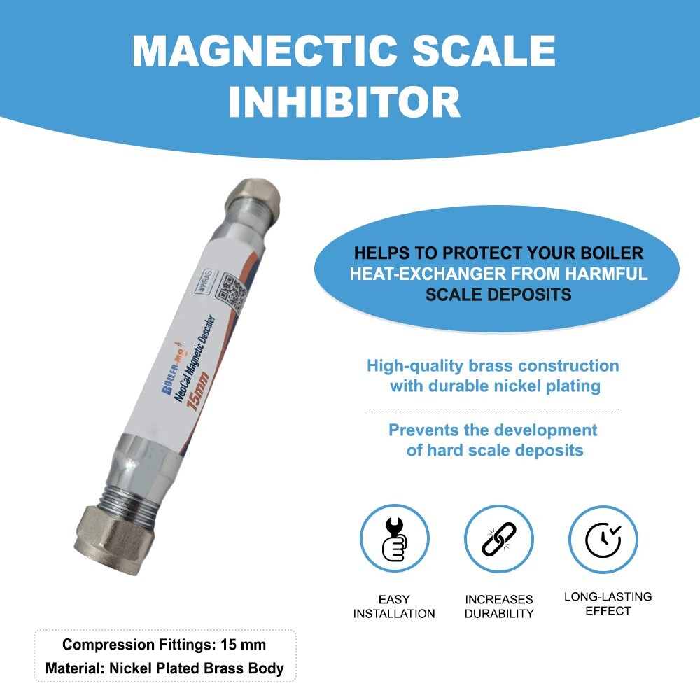 NeoCal Inline Magnetic Inhibitor Hard Water Lime Scale Reducer 15mm | eBay