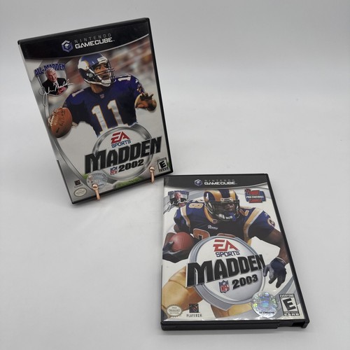 Madden NFL 2003 & 2002 Lot | w/ Manuals | TESTED | Nintendo Gamecube | eBay