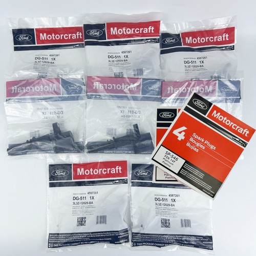 8× Motorcraft DG511 Ignition Coils & Spark Plugs SP546 For F150 F-250 5 ...