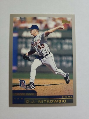 C.J. NITKOWSKI 2000 TOPPS BASEBALL CARD # 303 E3554 | eBay