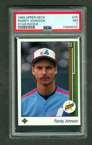 Randy Johnson 1989 Upper Deck Rookie #25 PSA Graded 7 NM | eBay