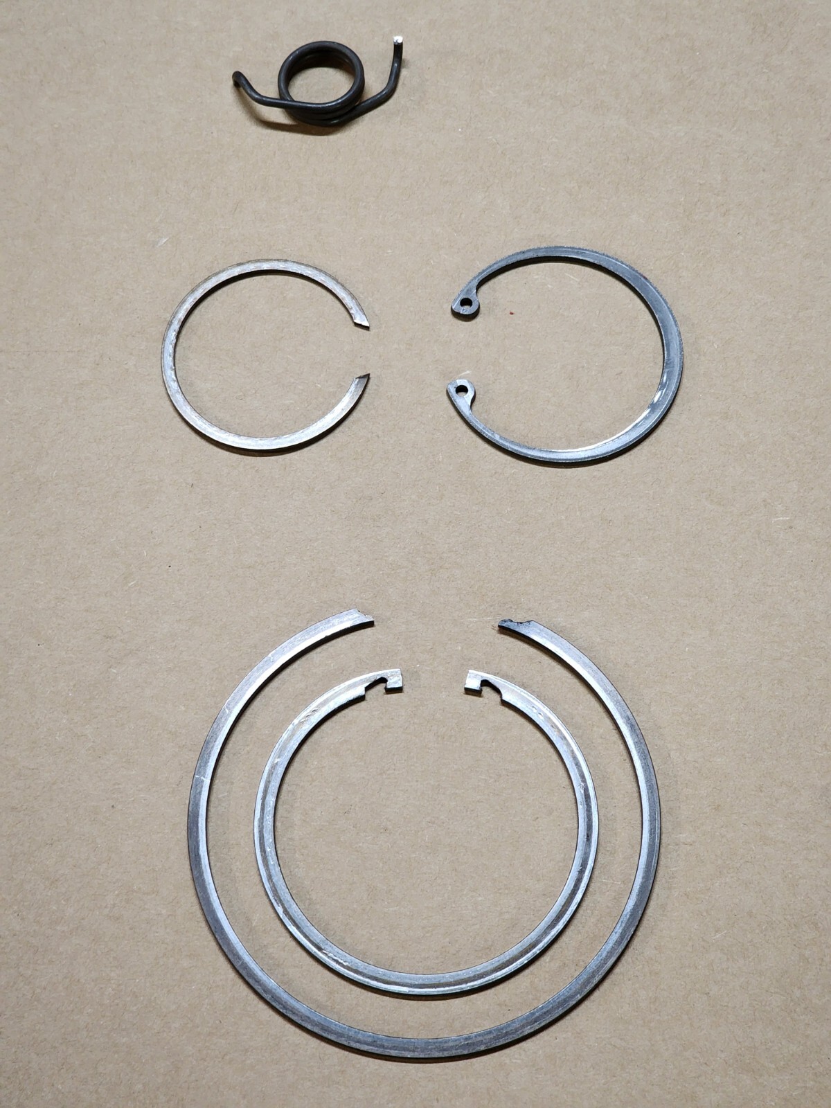 4R70W AODE TRANSMISSION SNAP RING KIT SUPPORT, SERVOS, ANTI -CLUNK 1992 ...