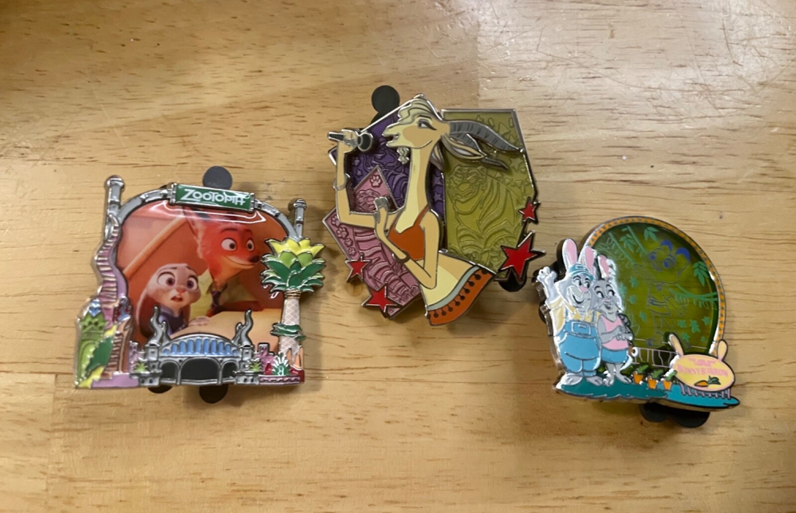 Zootopia, Disney Park Pack, October 2018 LE 500 Set of 3 pins New | eBay