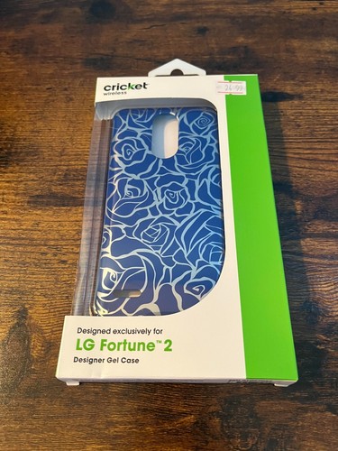 LG Fortune 2 Cell Phone Designer "EASY TO GRIP" Gel Case NIB ROSE ...