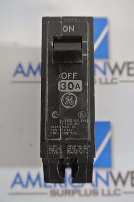 General Electric GE THQL THQL1130 30 AMP 1 Pole 120V circuit breaker ...