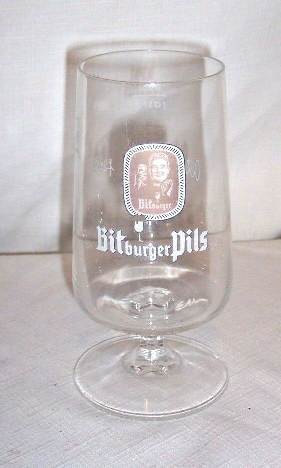 Vintage Bitburger Pils 0.25 L RASTAL German Beer Glass 5 3/4 " tall | eBay