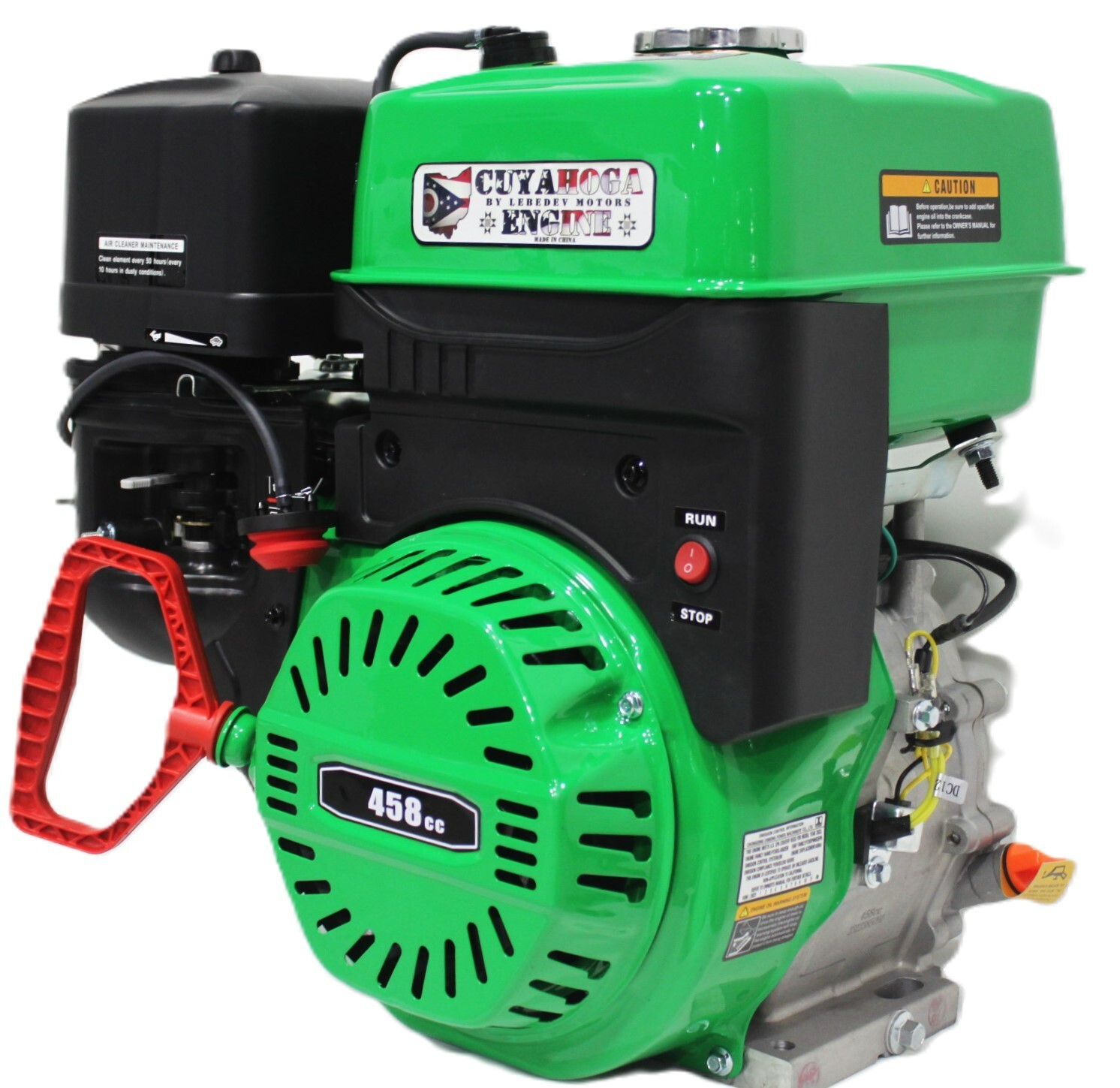 CUYAHOGA ENGINE 18HP 460cc 1" Recoil Start GENERATOR 16A/200W GAS GO ...