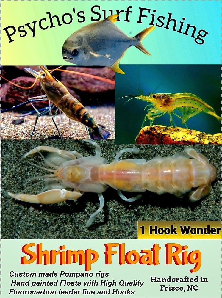 Shrimp Float Rig (Brown & Red) Premium Fishing Rigs | eBay