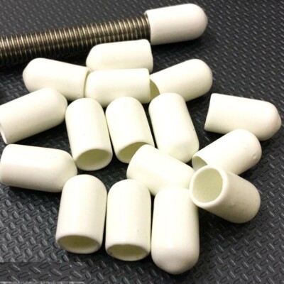 WHITE - ROD BAR STUDDING STUD SCREWS BOLTS CABLE SAFETY VINYL THREAD ...