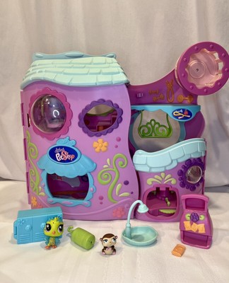 Littlest Pet Shop LPS Tail Waggin Fitness Center Gym Playset House ...