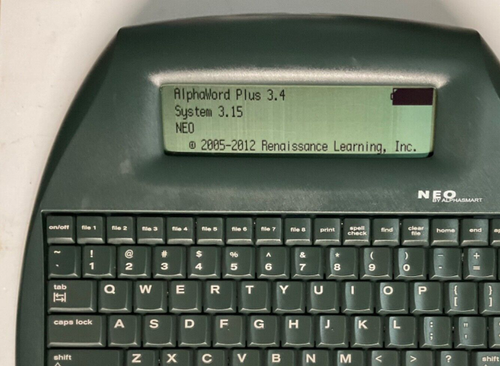💥TESTED & UPDATED 3.15 AlphaSmart NEO Laptop Word Processor BATTERIES ...