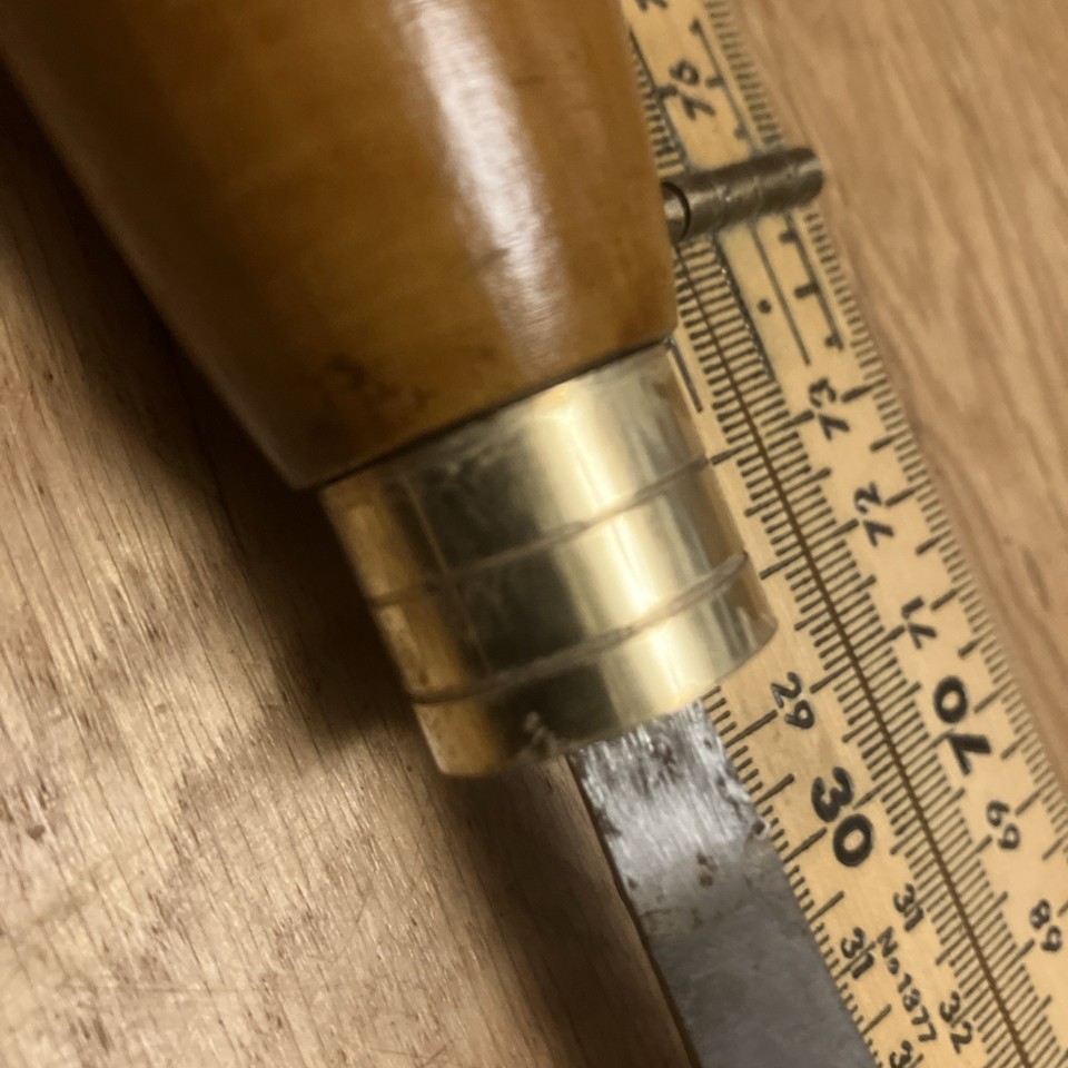 Woodturning 8mm wide parting chisel beech handle | eBay UK