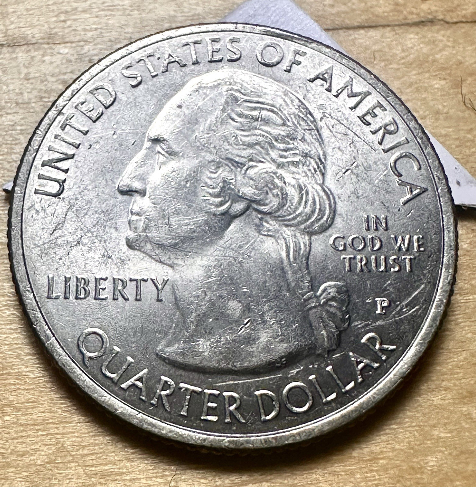 2015 P Homestead Quarter Error Die Break Chip Snow On Reverse DDO Mint ...