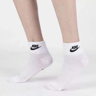 Nike Unisex Sock Quarter Art. DX5074-101 White | eBay Australia