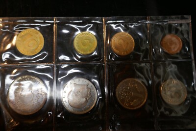 1950-1965 Denmark Modern Uncirculated Type Set of 8 Coins #555 | eBay