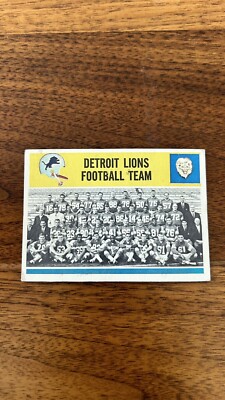 1964 Philadelphia Set-Break # 69 Detroit Lions Team EX | eBay