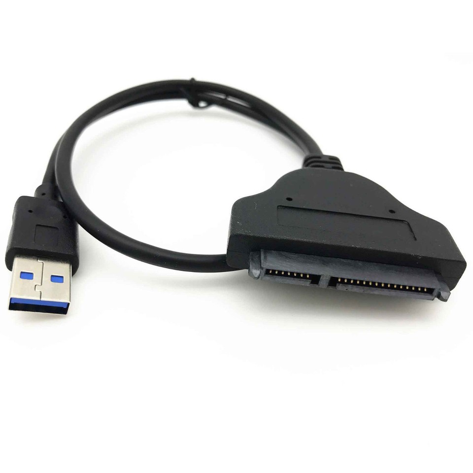 New USB 3.0 to External SATA 3Gbps 22 Pin Cable Adapter Connecter Hard ...