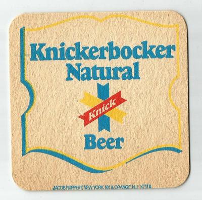 16 Knickerbocker Natural Beer Coasters Knick | eBay