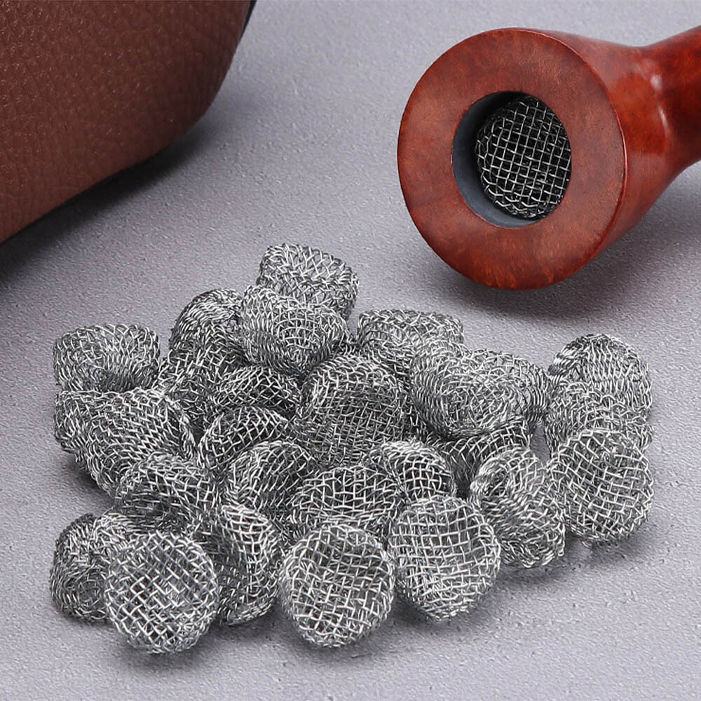 USA Tobacco Smoking Pipe Metal Filter Screen Steel Mesh Rimmed Dome ...