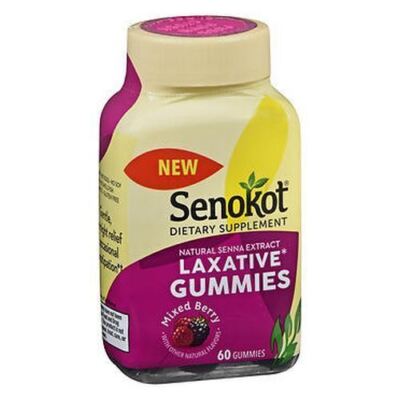 Natural Senna Extract Laxative Gummies 60 Gummies By Senokot ...