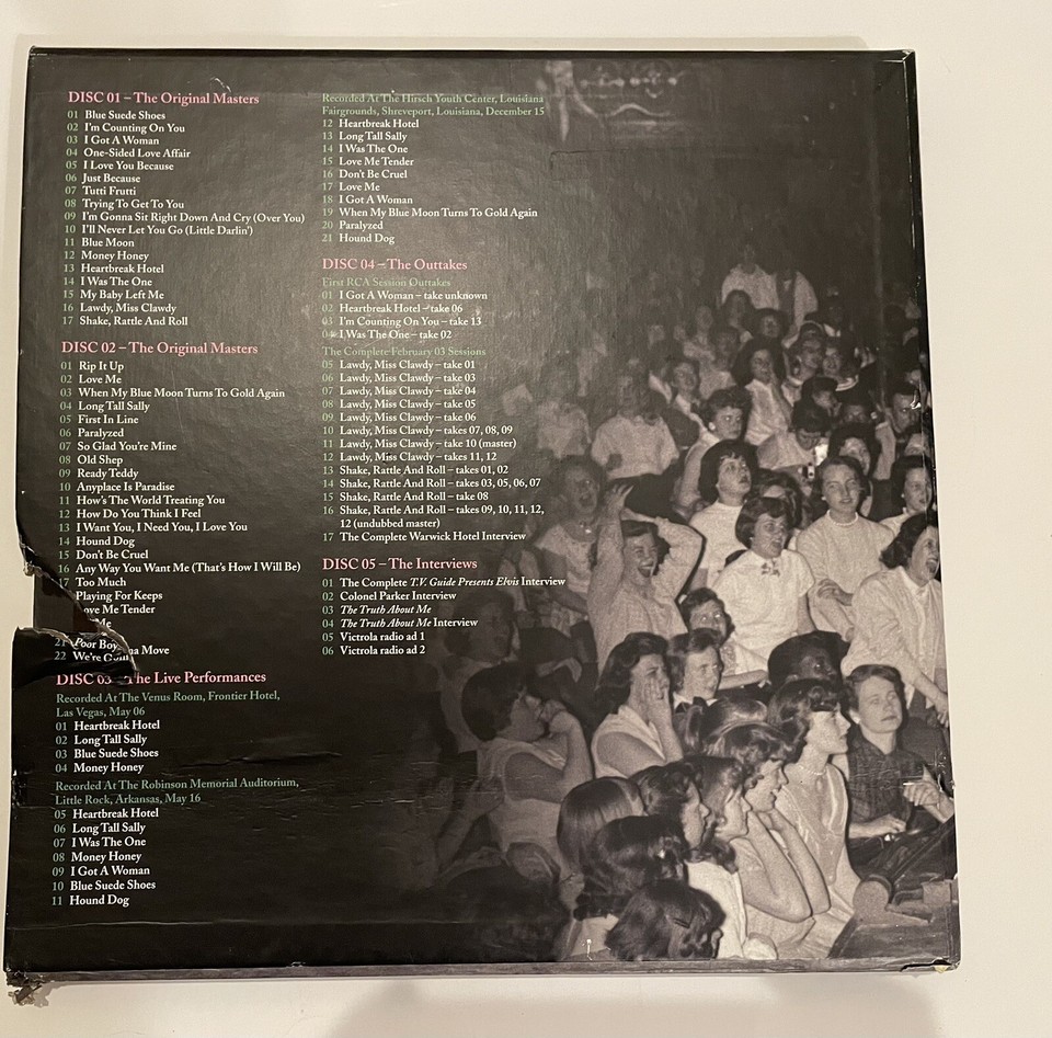 Elvis Presley Young Man With The Big Beat Box Set 5CD Complete set 1956 ...