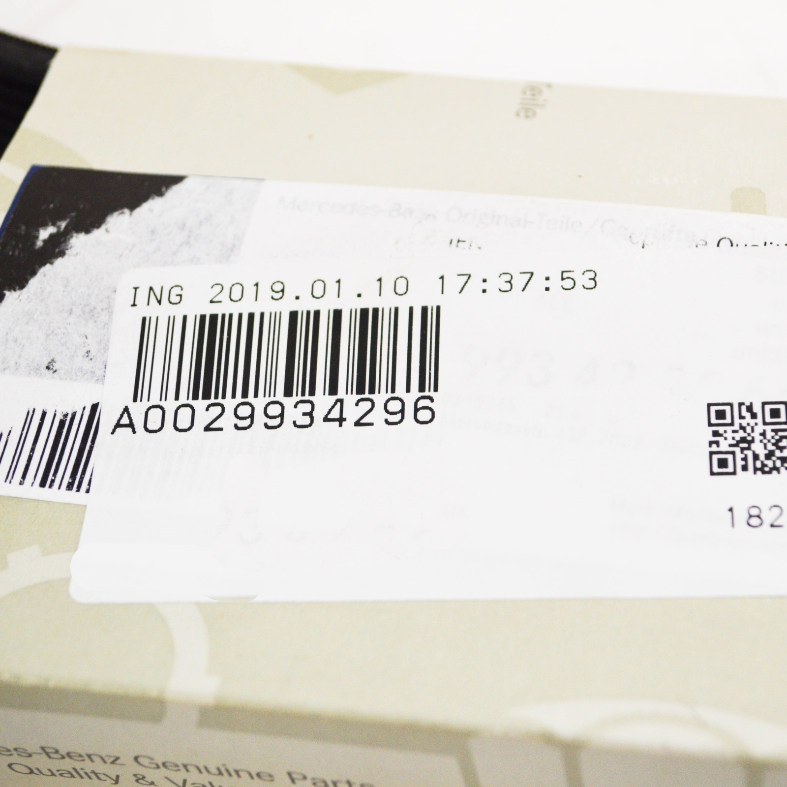 Mercedes Benz E W211 Motorkautschuk Keilriemen A0029934296 NEUES ECHTES ...