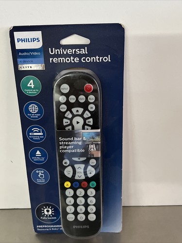 Philips 4 Device Elite Backlit Universal Remote Control 30878406017 | eBay