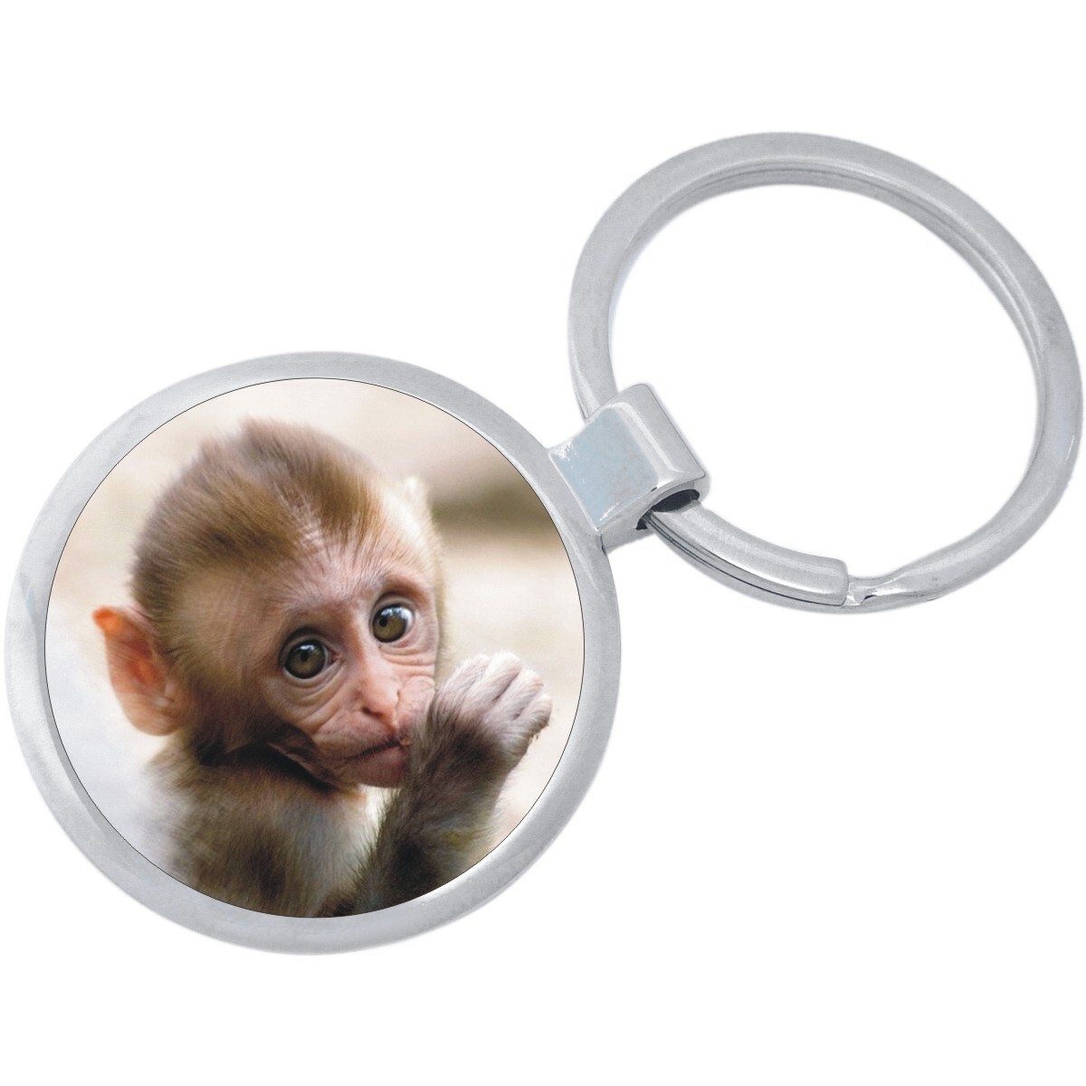 Baby Monkey Keychain - Includes 1.25 Inch Loop for Keys or Backpack | eBay