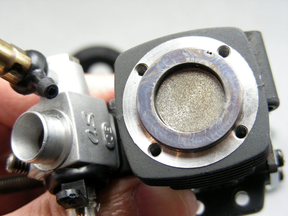 Vintage OS MAX 12CV HYPER PURPLE Head 10E Rotary Carb Engine RC10GT ...